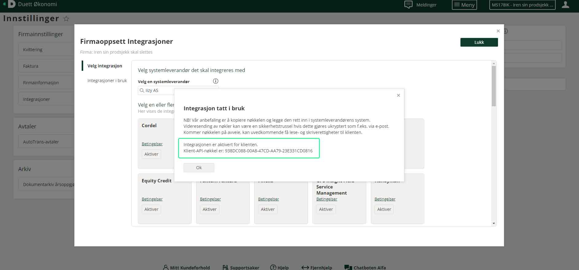 Duett regnskapsprogram integrert med Accountflow forenkler hverdagen